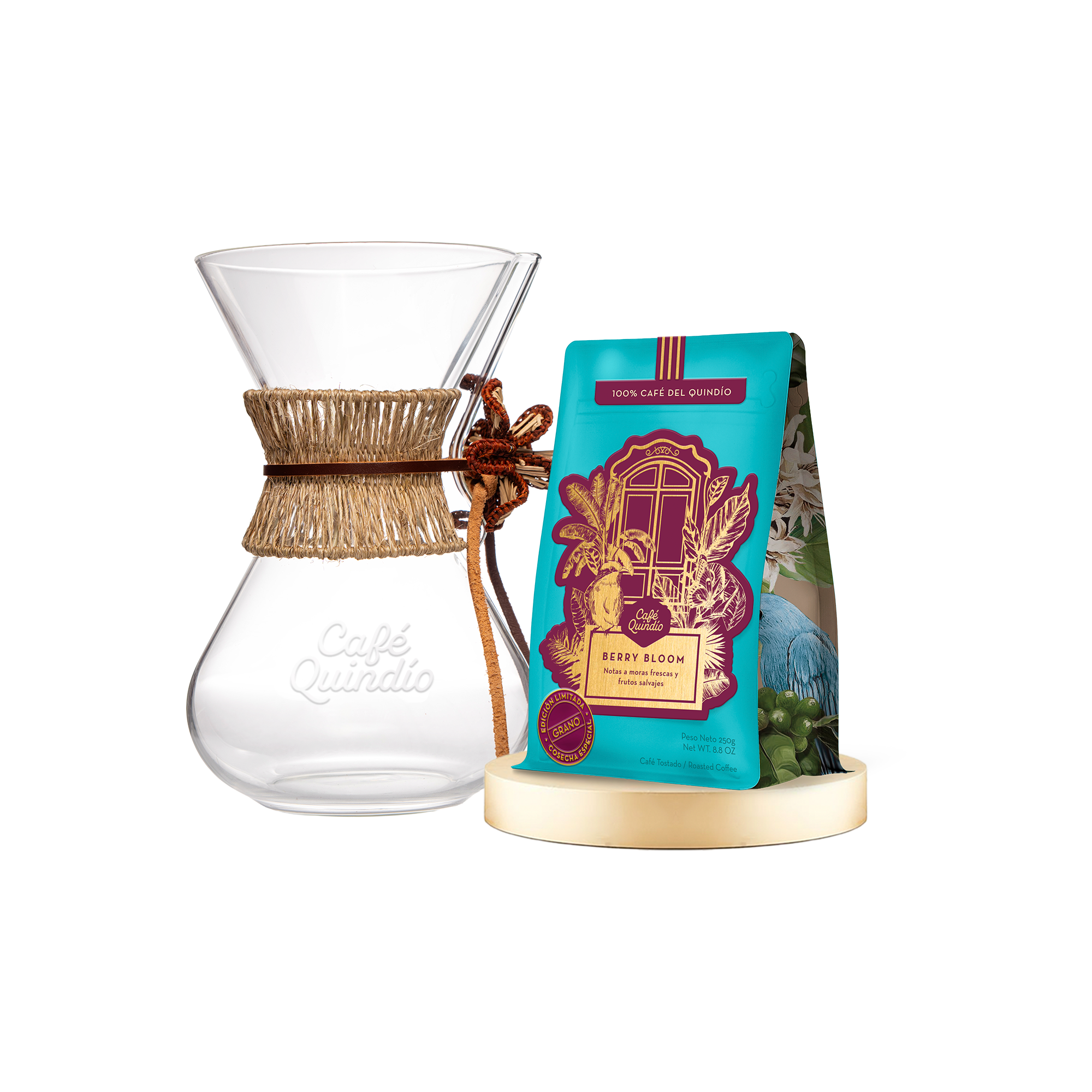 Chemex Artesanal + Café Berry Bloom